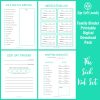 Sick Kid Printable Pack - Gym Craft Laundry
